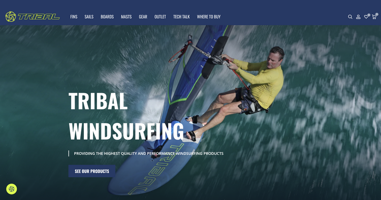 NEW TRIBAL WEBSITE – Tribal Windsurfing